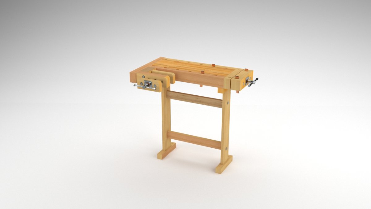 Technology bench 80 cm - open frame - Group technology bench - Lervad ...